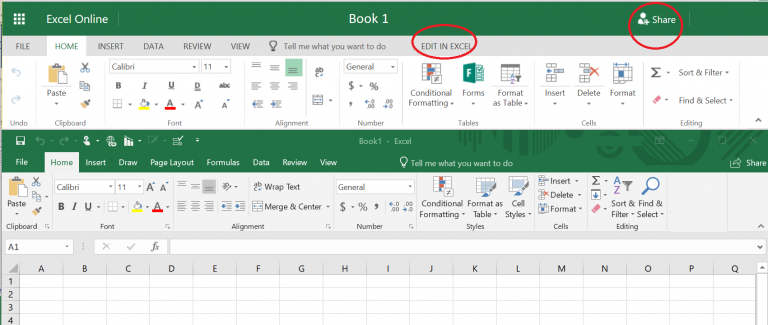 Using Excel Online for File Sharing with OneDrive and Excel Desktop ...
